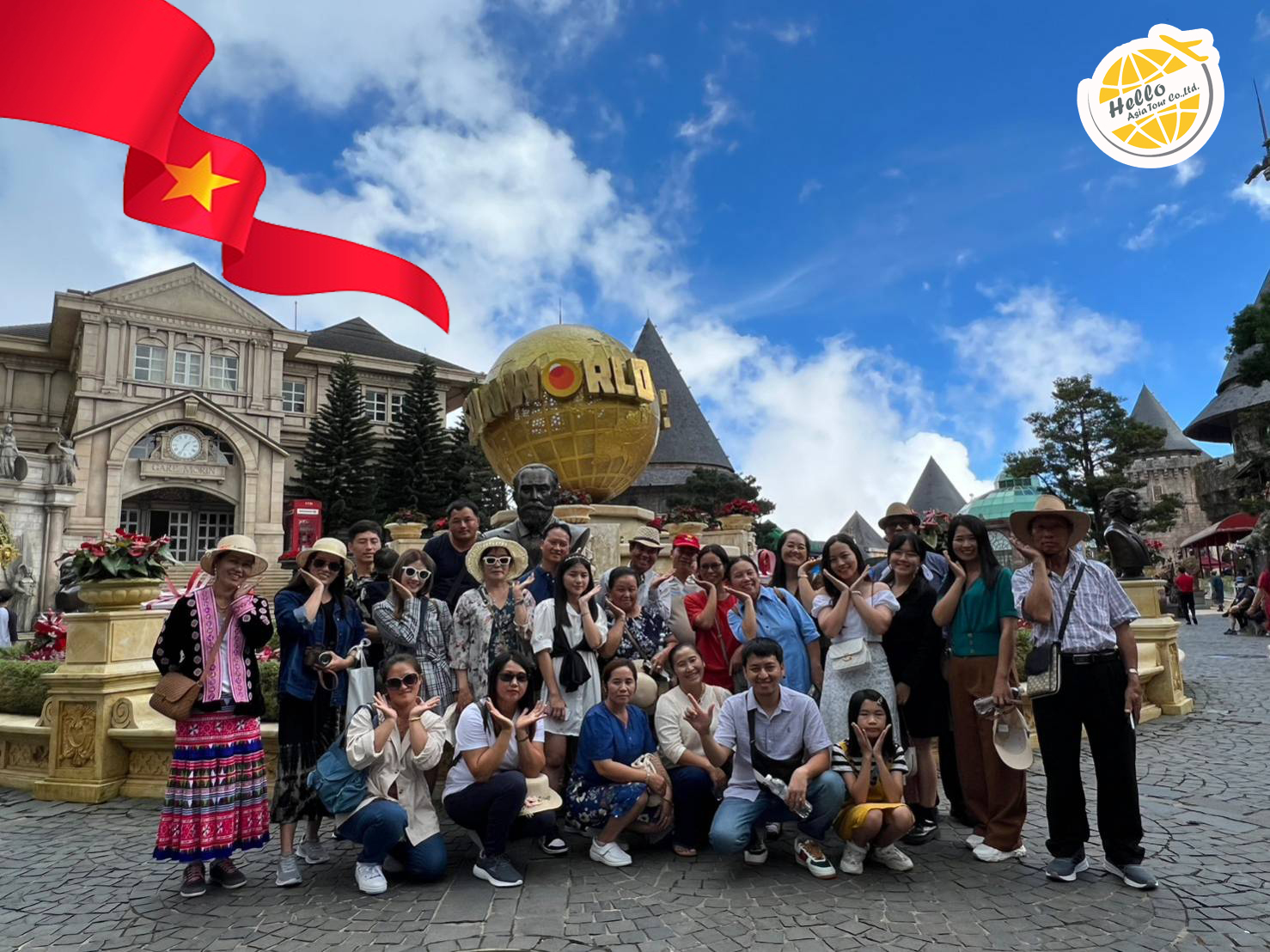 เมืองดานัง ฮอยอัน ยอดเขาบาน่าฮิลล์ วันที่ 26-29 พศจิกายน ผู้เดินทาง 25 ท่าน